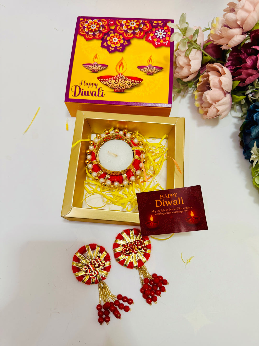 Diwali Gift Hamper – Festive Box of Light & Positivity – Swastik Hampers